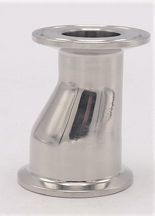 Redukce excentrická, clamp DN40/25 | IndCom.cz