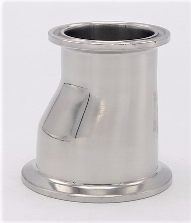 Redukce excentrická, clamp DN50/40 | IndCom.cz